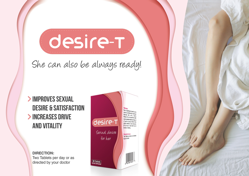 Desire-T - 60 Tablets - sexual desire - Pharmacoline