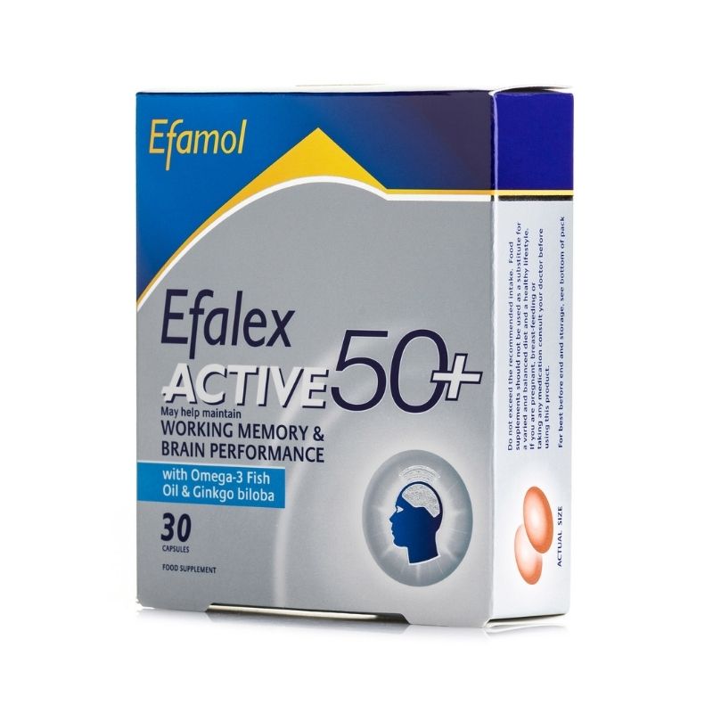 Efamol Efalex Active 50+ -30 Capsules- Pharmacoline