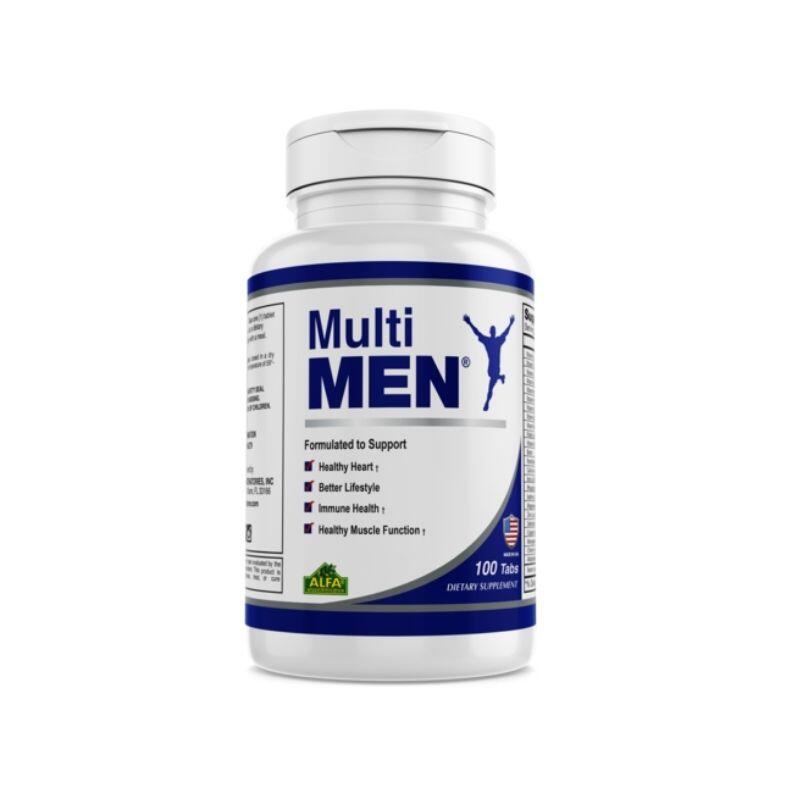 Alfa Vitamins Multi Men 100 Tabs Energy+Vitamins - Pharmacoline