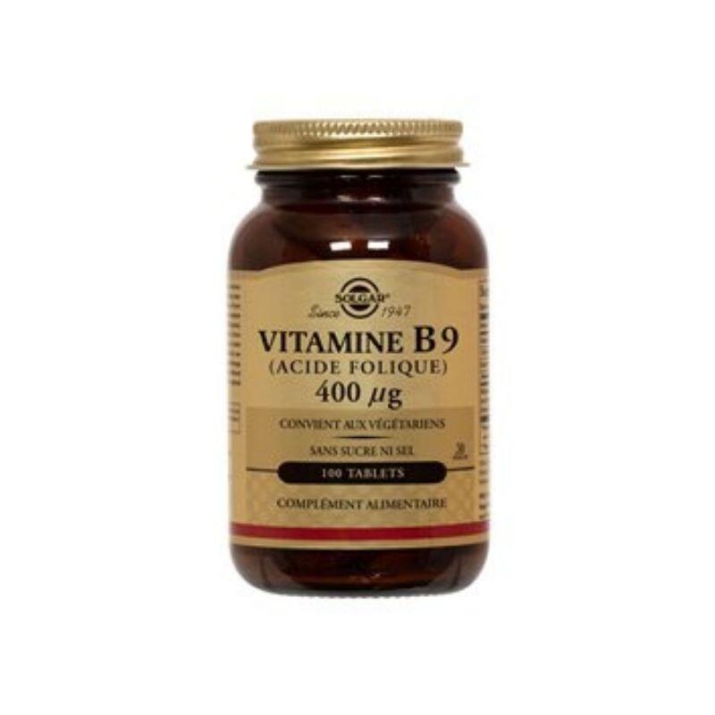 Vitamin B9 Folic Acid Solgar 400Mg 100Tbs - Pharmacoline