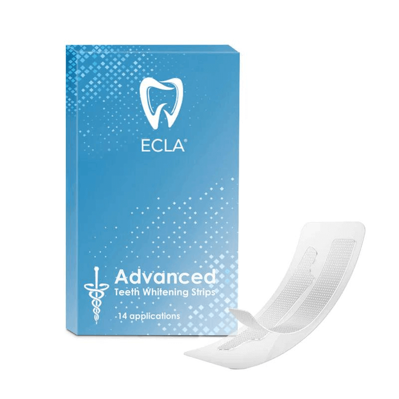ECLA TEETH WHITENING STRIPS 14 applications - Pharmacoline